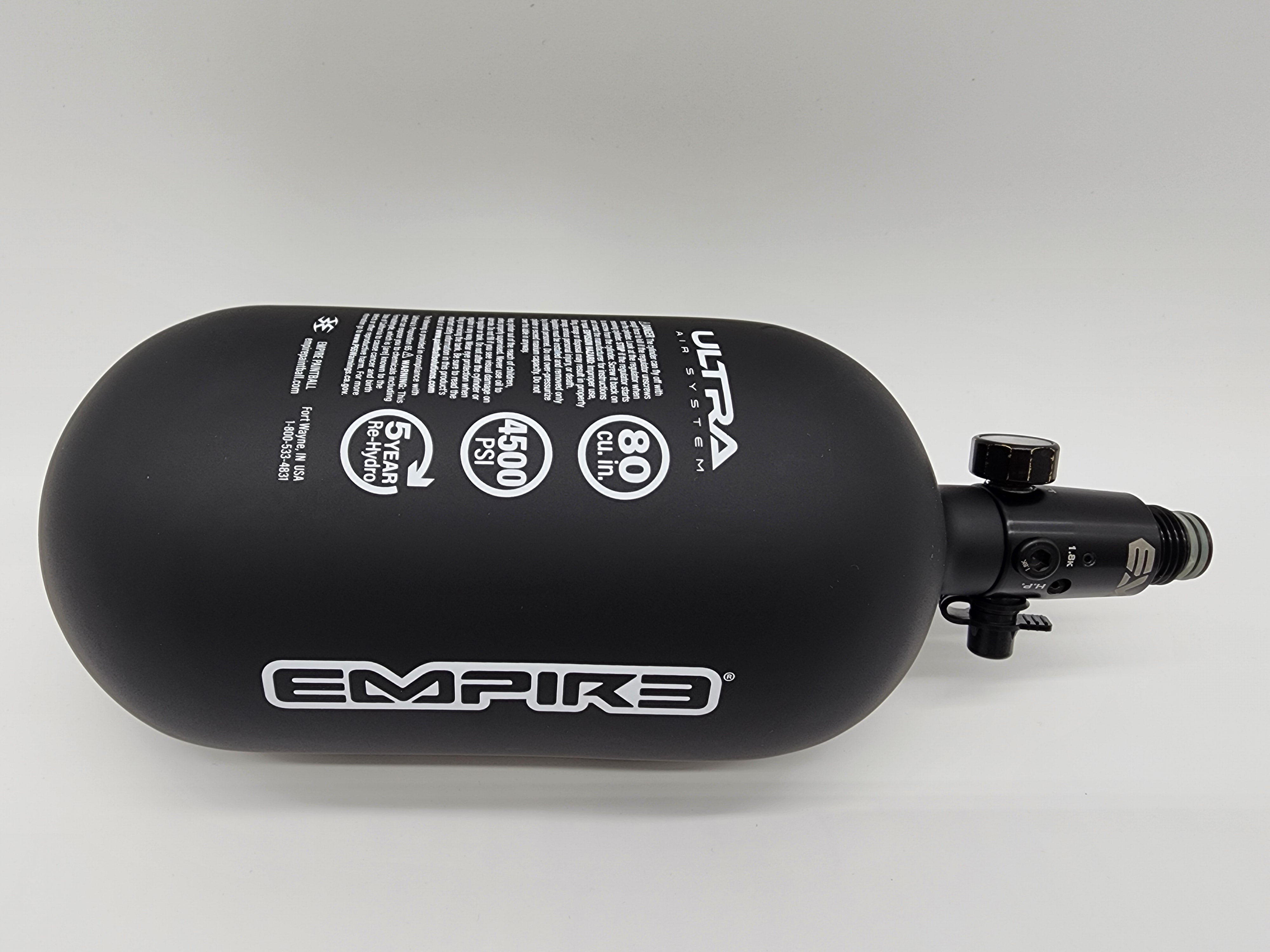 Empire Ultra Light Tank | 80ci | with Flo Pro Regulator - Black – East ...