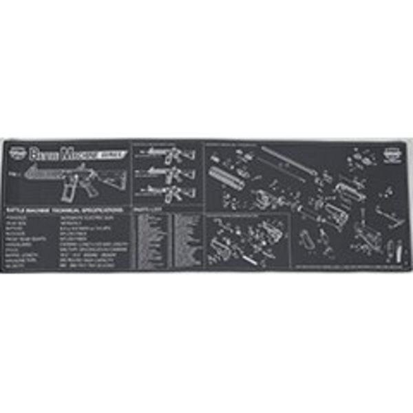 Tech Mat - Battle Machine Neoprene 34" x 11" – East Coast Paintball Supply