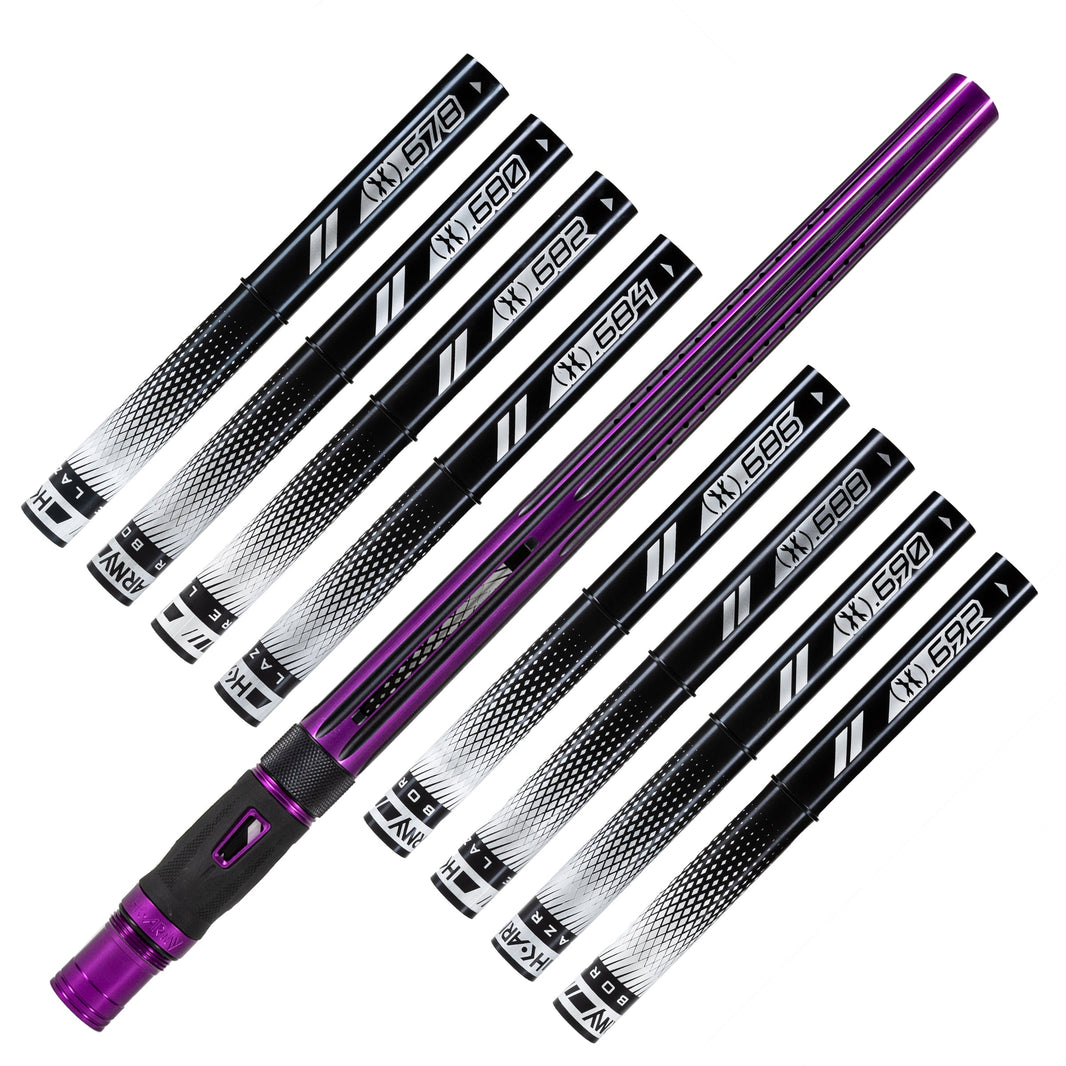 LAZR Elite Nova Barrel Kit - 15' Purple/Black - Black Inserts - Cocker ...