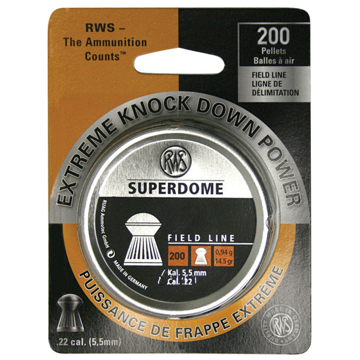 Rws Superdome .22 Airgun Pellet 200 Count Tin : Umarex Airguns | Buy A ...