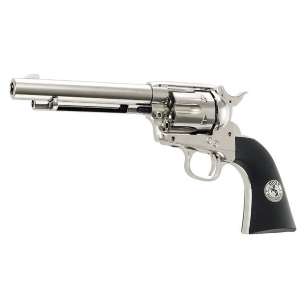Colt Single Action Army 45 .177 Nickel Pellet Pistol Revolver - Umarex