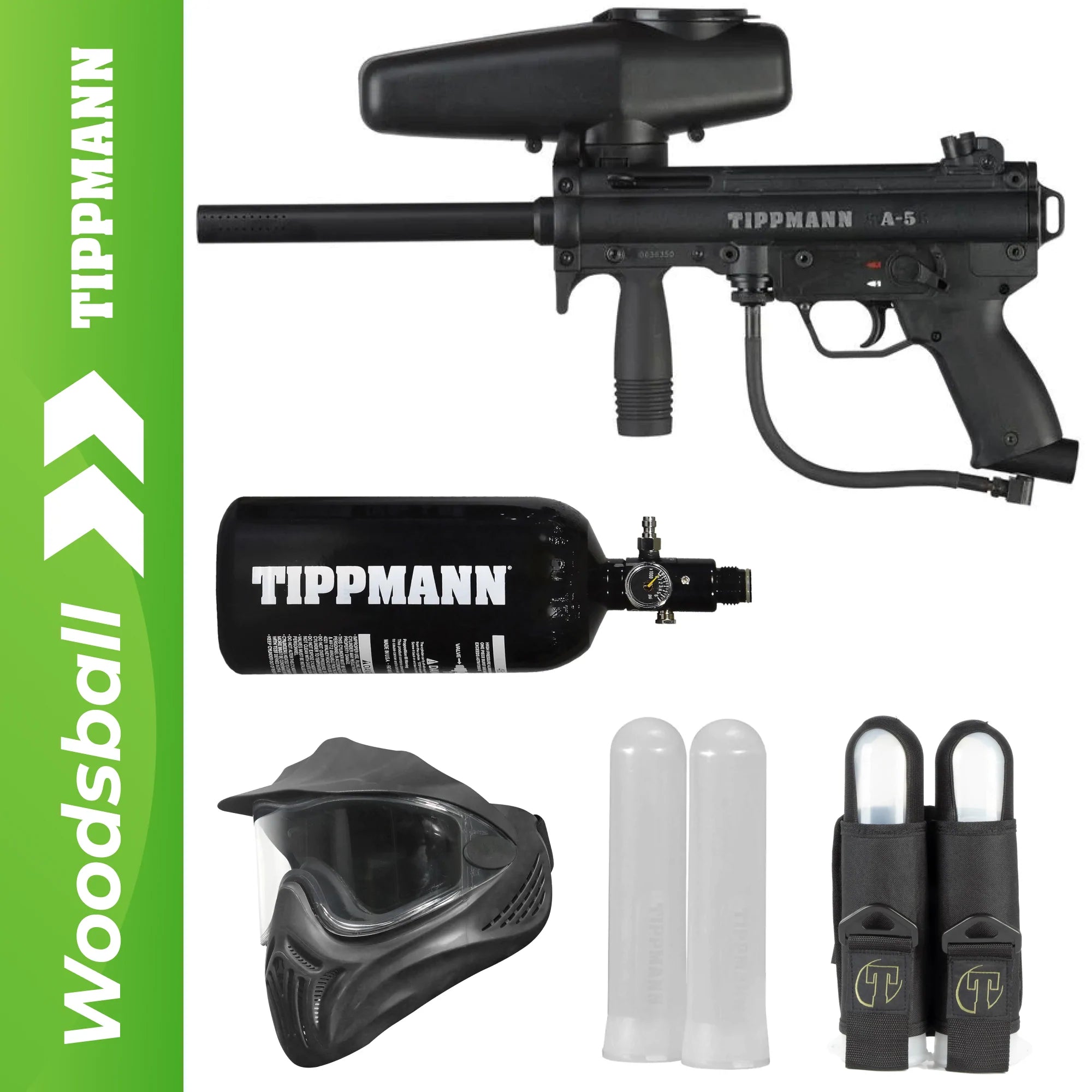Tippmann A-5 Paintball Marker Package – East Coast Paintball Supply