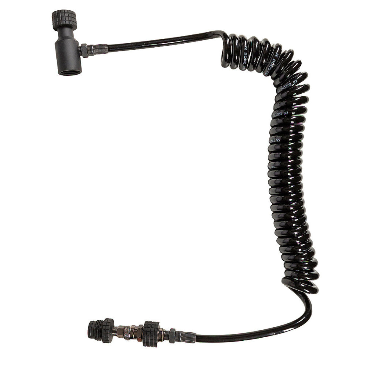 Hk Army Coiled Remote W/Slide Check | Paintball Air Tank Remote Line ...