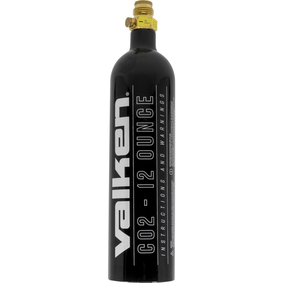 Valken 12Oz Co2 Aluminum Paintball Tank Dot-Tc Certified | Paintball C ...