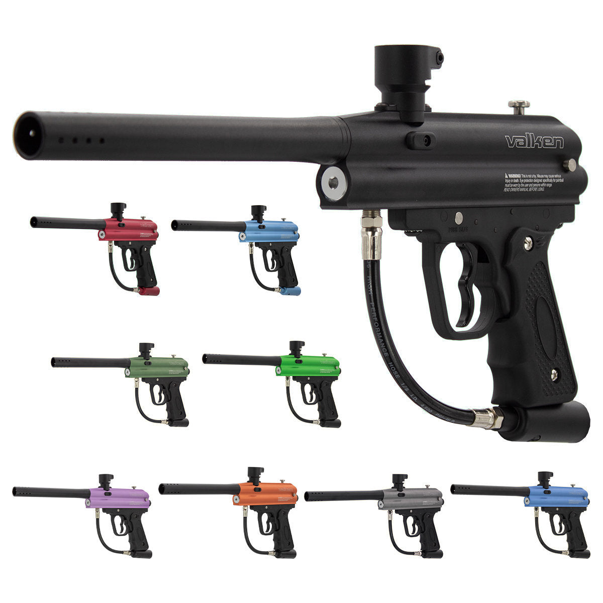 Colorful Paintball Guns